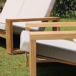 Teak lounge set Label